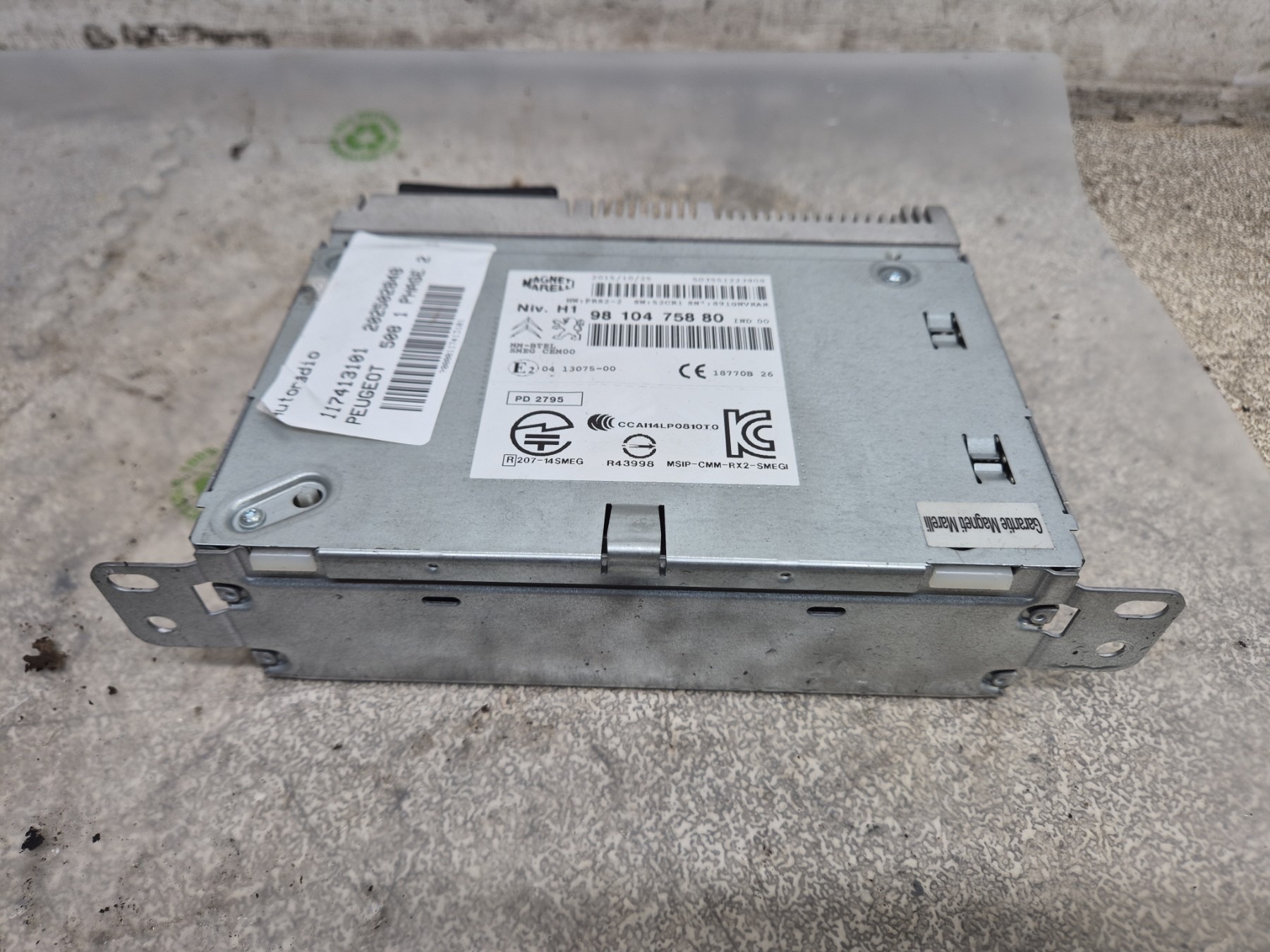 Autoradio d'occasion pour PEUGEOT 508 1 PHASE 2 - Groupe LGA