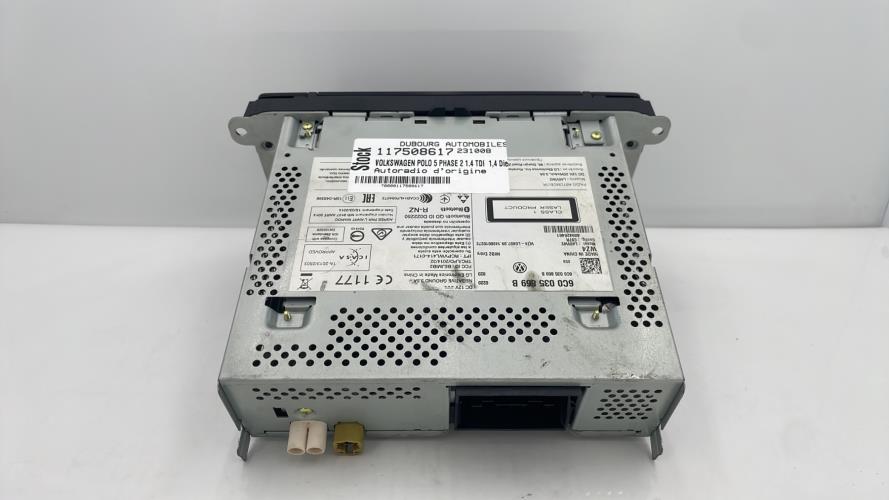 Autoradio d'origine VOLKSWAGEN POLO 5 PHASE 2 Diesel | Dubourg Automobiles