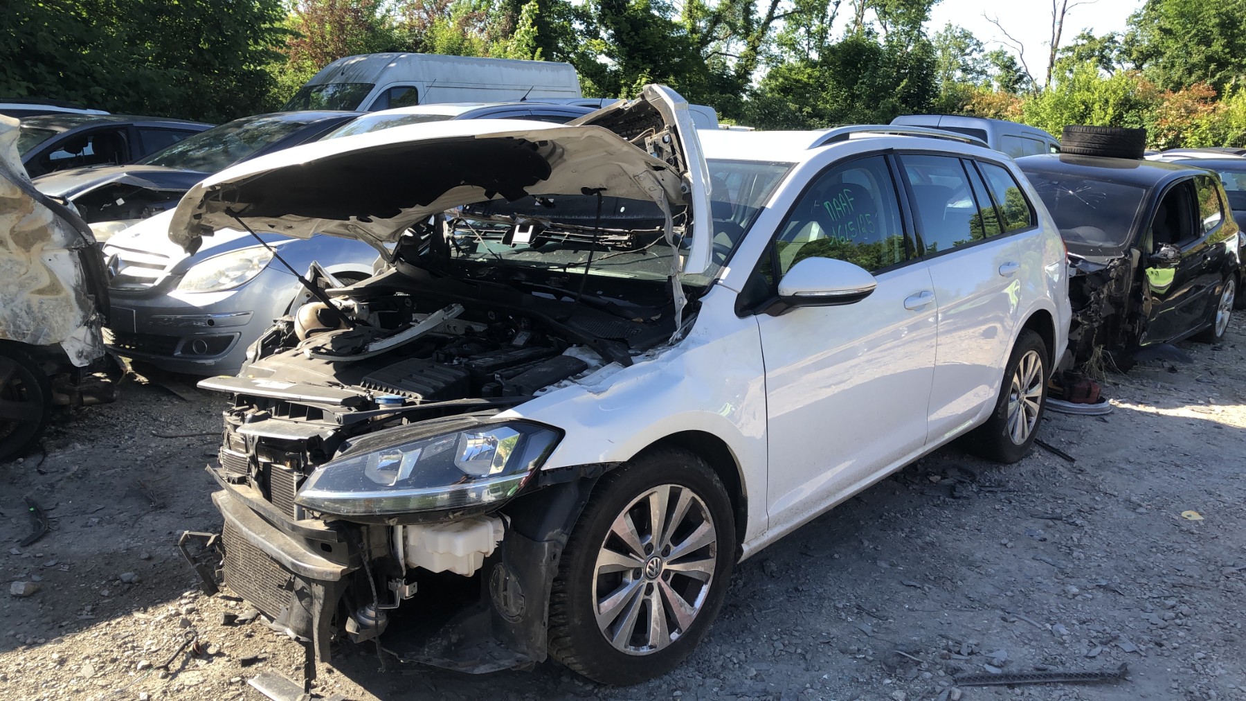 Leve vitre electrique avant droit pour VOLKSWAGEN GOLF 7 PHASE 2 BREAK ...