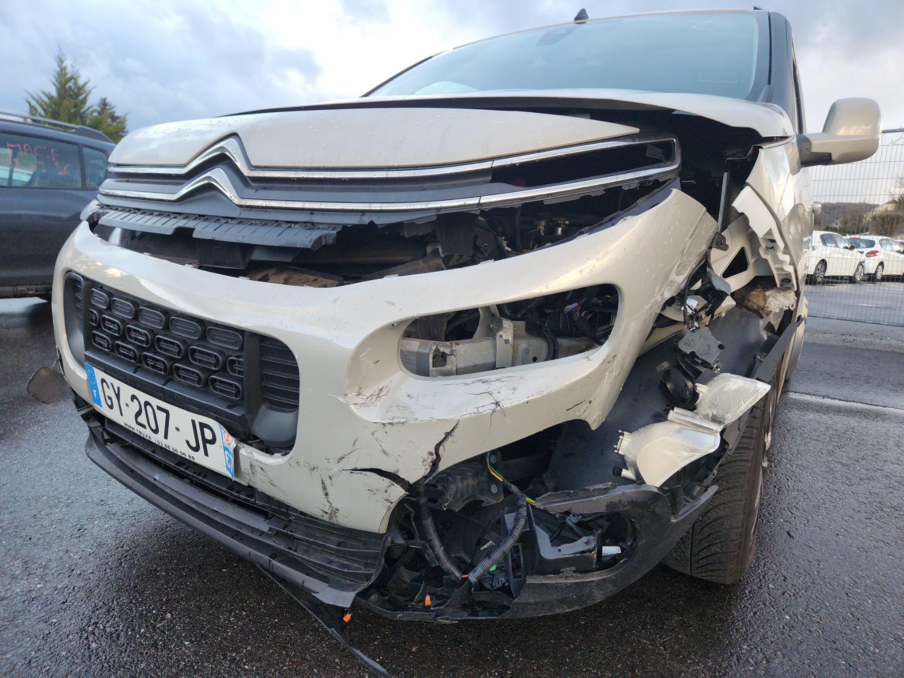 Renfort pare choc arriere (traverse) pour CITROEN BERLINGO 3 M PHASE 1 ...
