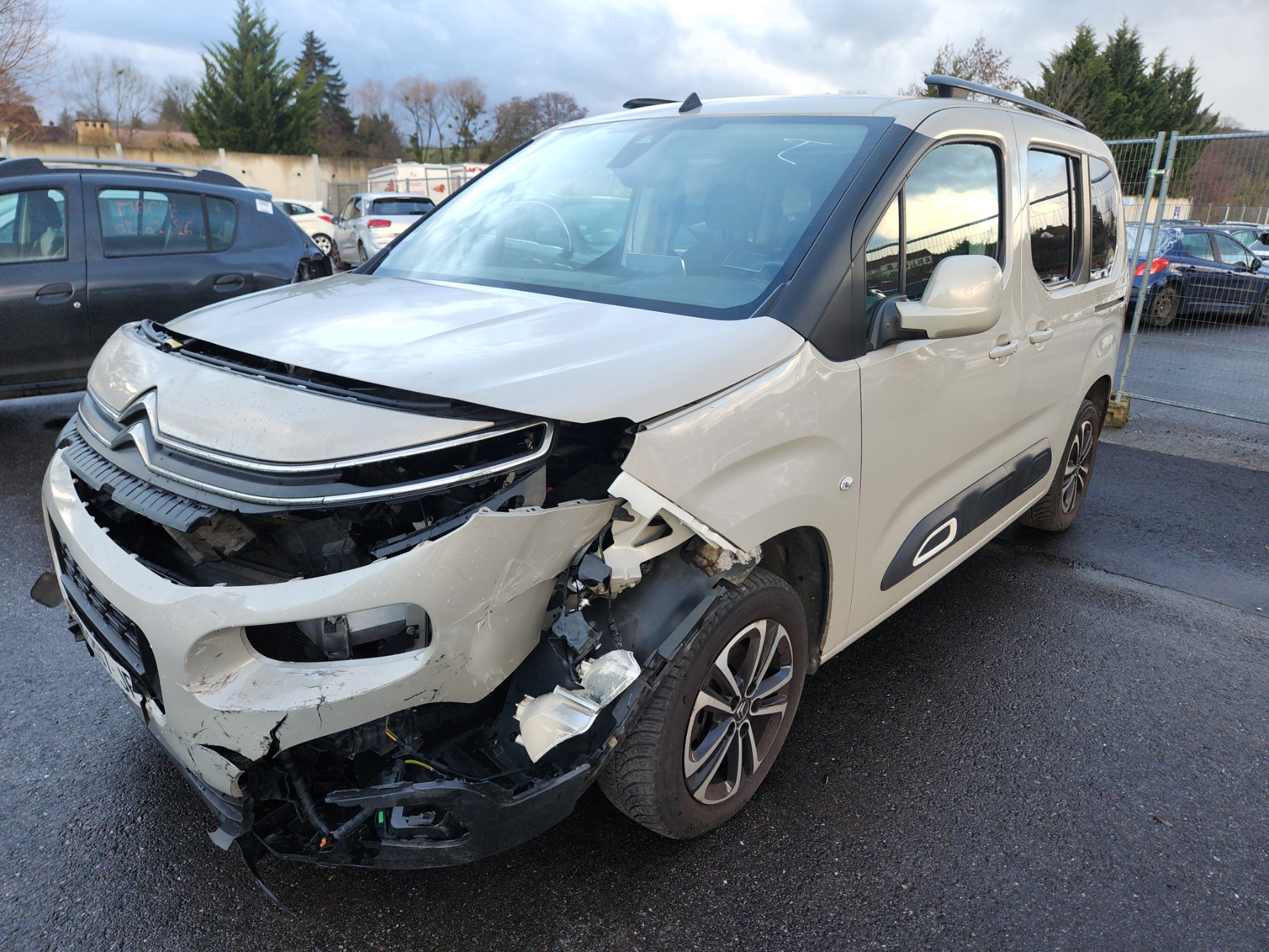 Renfort pare choc arriere (traverse) pour CITROEN BERLINGO 3 M PHASE 1 ...