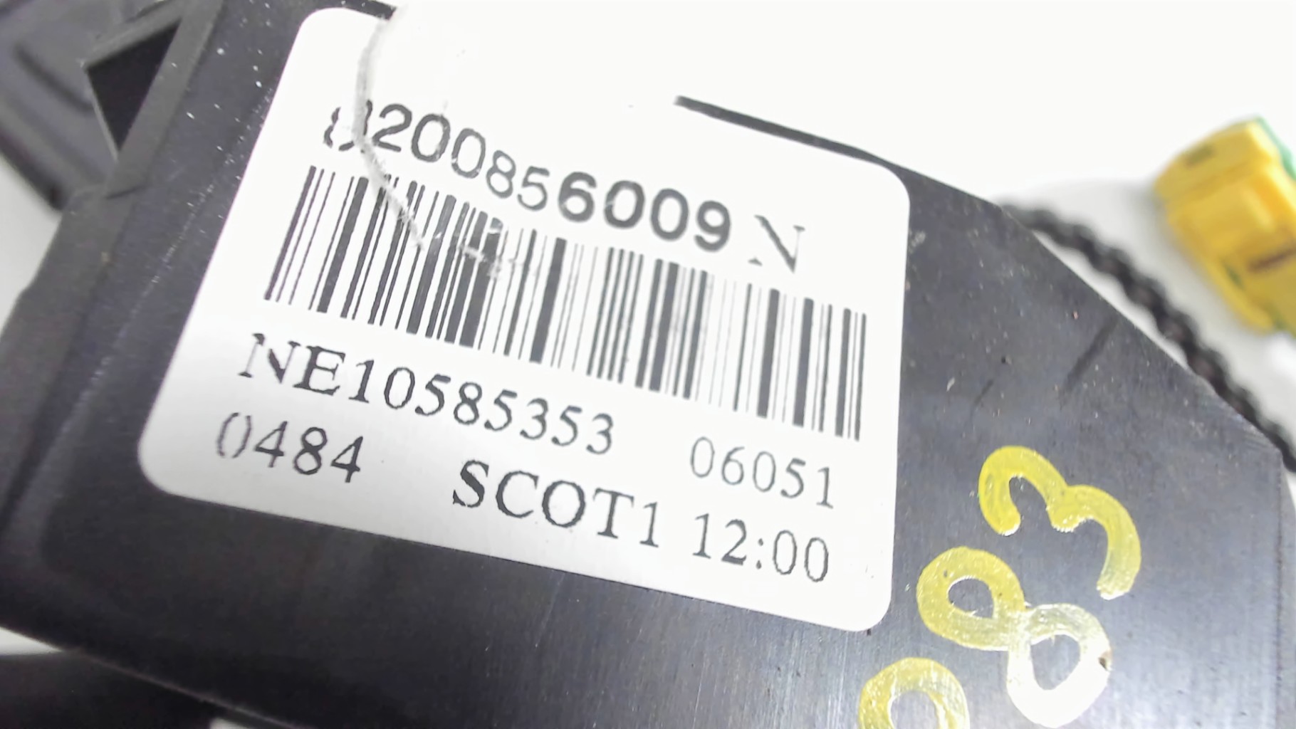 Contacteur tournant RENAULT TWINGO 2 PHASE 1 Diesel 2011 | AutoPieces.fr